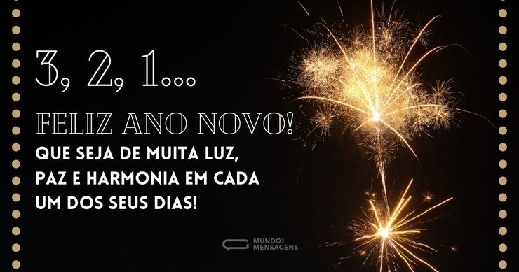 Luz, paz e harmonia no Ano Novo - Mundo das Mensagens