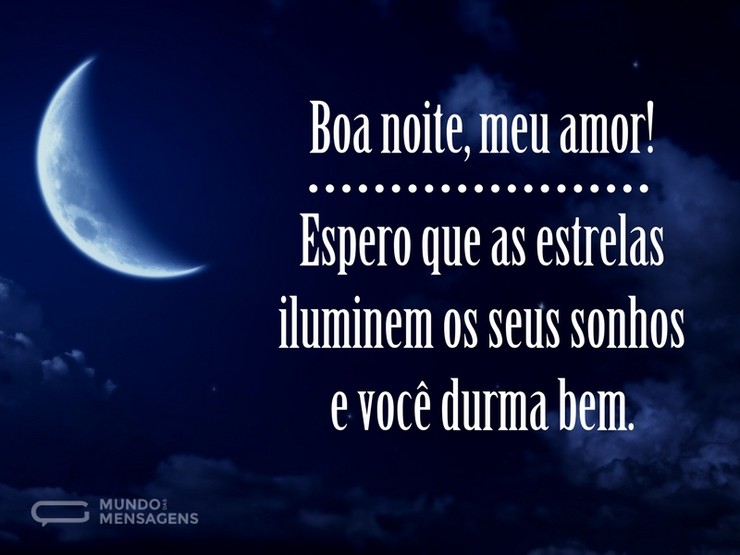 Que as estrelas iluminem os seus sonhos - Mundo das Mensagens