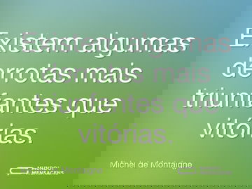 Frases de Derrota - Mundo das Mensagens