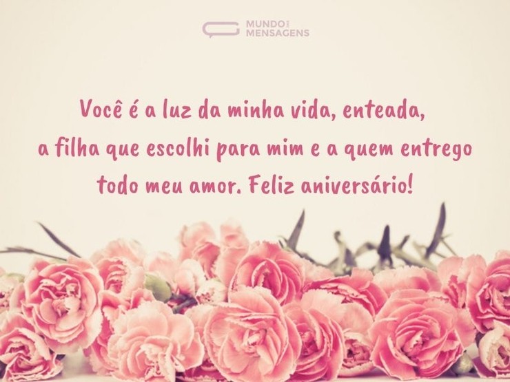 Minha Enteada é A Luz Da Minha Vida Mundo Das Mensagens